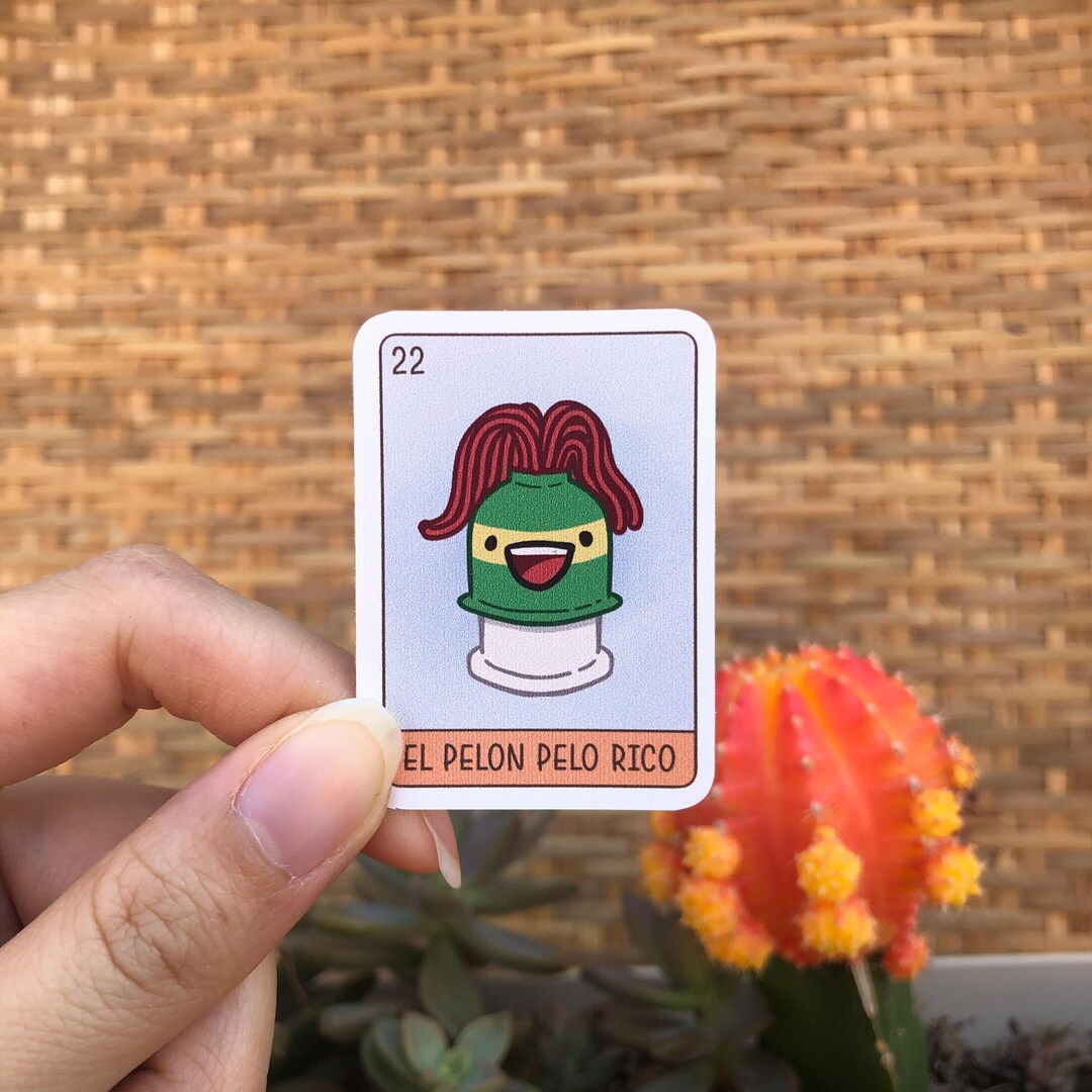 Pelon Pelo Rico Loteria Sticker - Mexican Snack Funny Candy Water ...