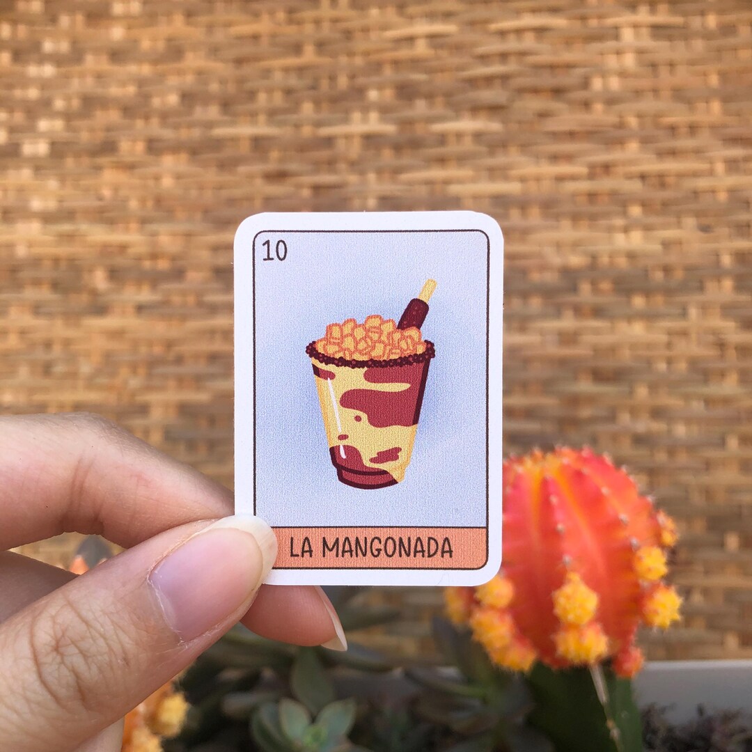 Mangonada Loteria Sticker - Mexican Snack Sabor Mango Chamoy Drink ...