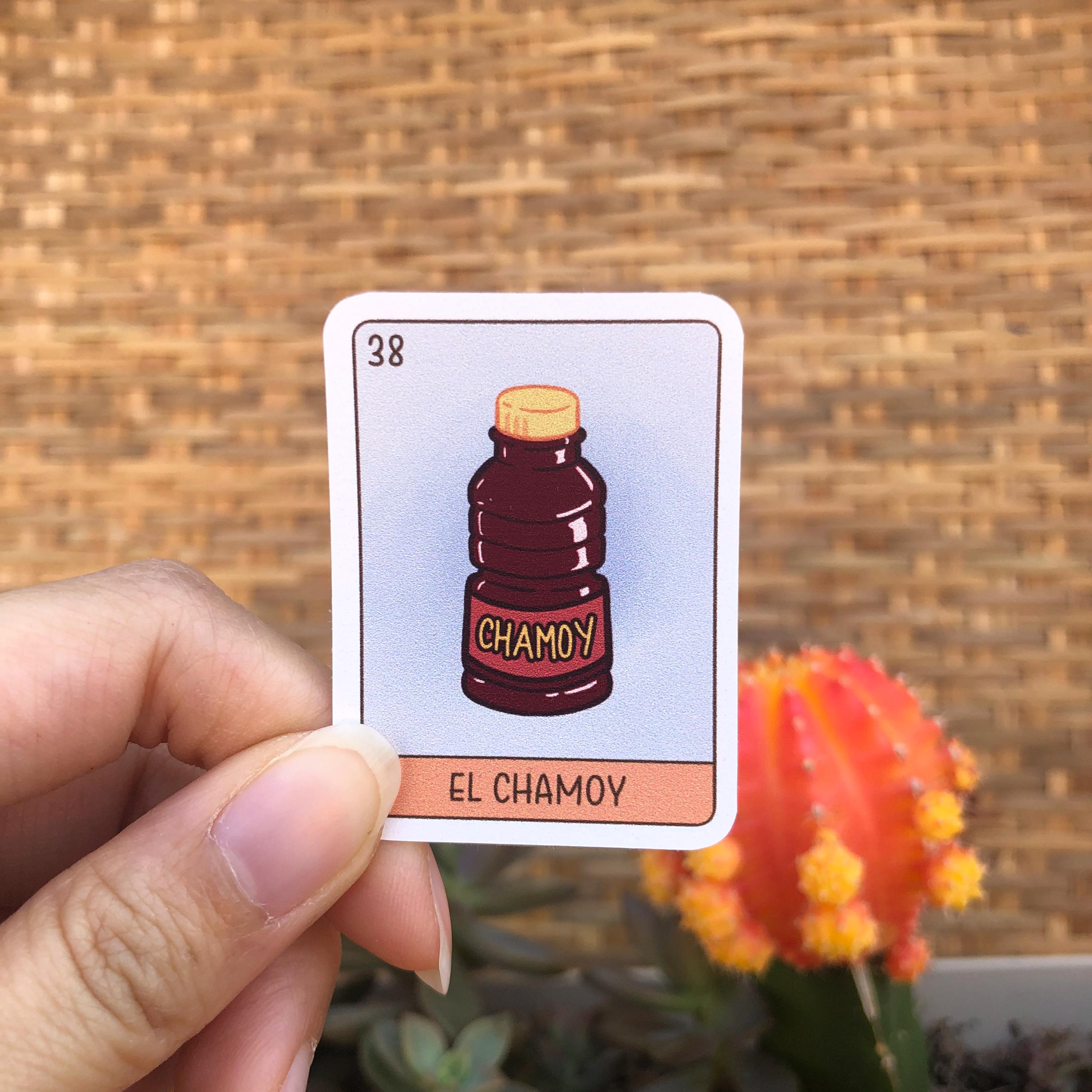 Chamoy Loteria Sticker - Mexican Snack, Street Food, Spice Flavor Sauce ...