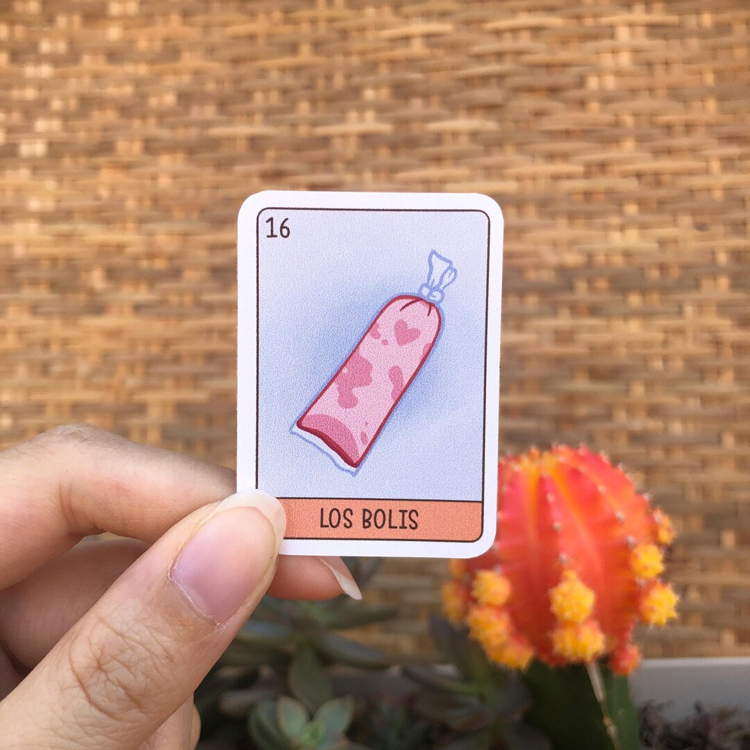 Bolis Loteria Sticker - Mexican Snack Ice Cream Dessert Water Bottle ...