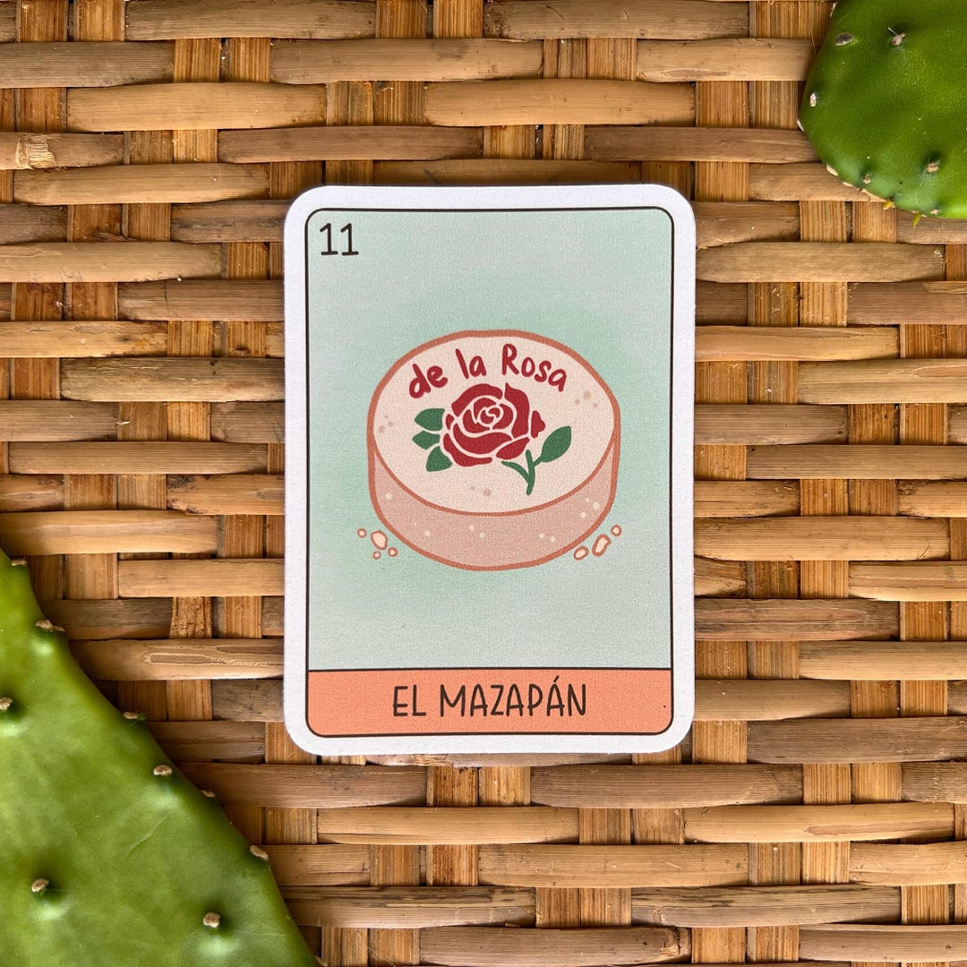 Mazapan De La Rosa Loteria Sticker - Mexican Snack, Dulce, Water Bottle ...