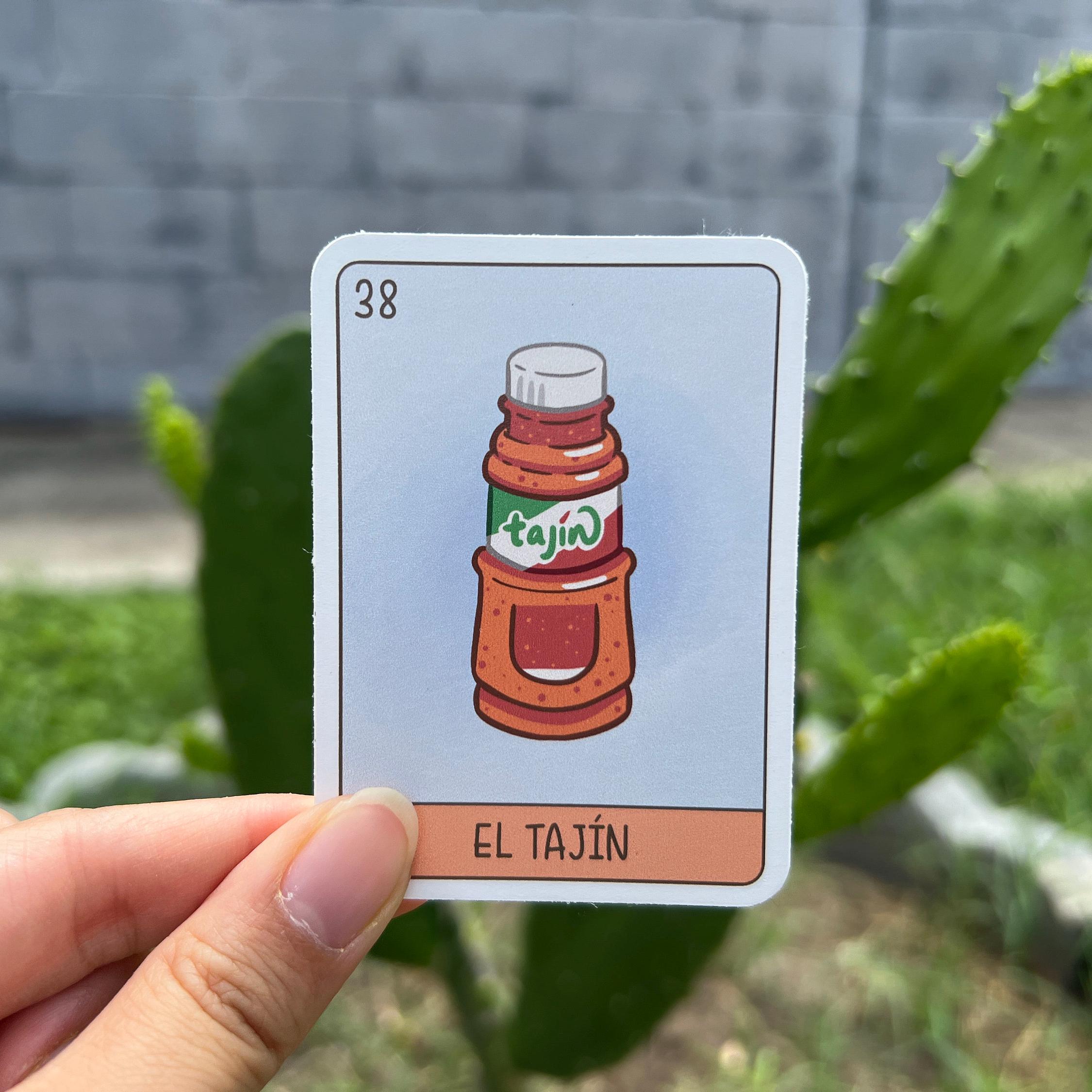 Tajin Loteria Sticker Mexican Snack, Chile, Food, Water Bottle Sticker ...