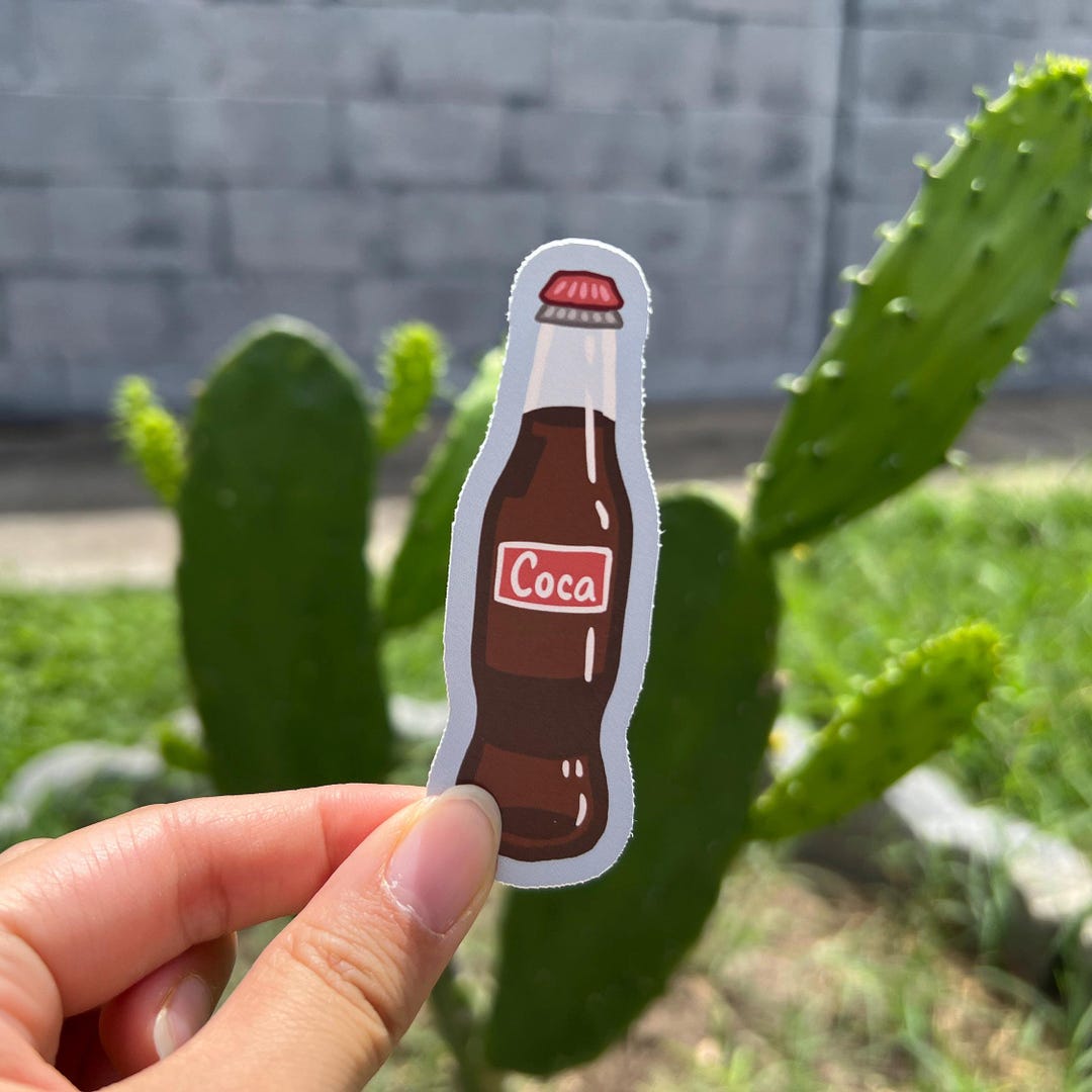 La Coca Sticker Refresco, Mexican Soda, Cola, Food, Water Bottle ...