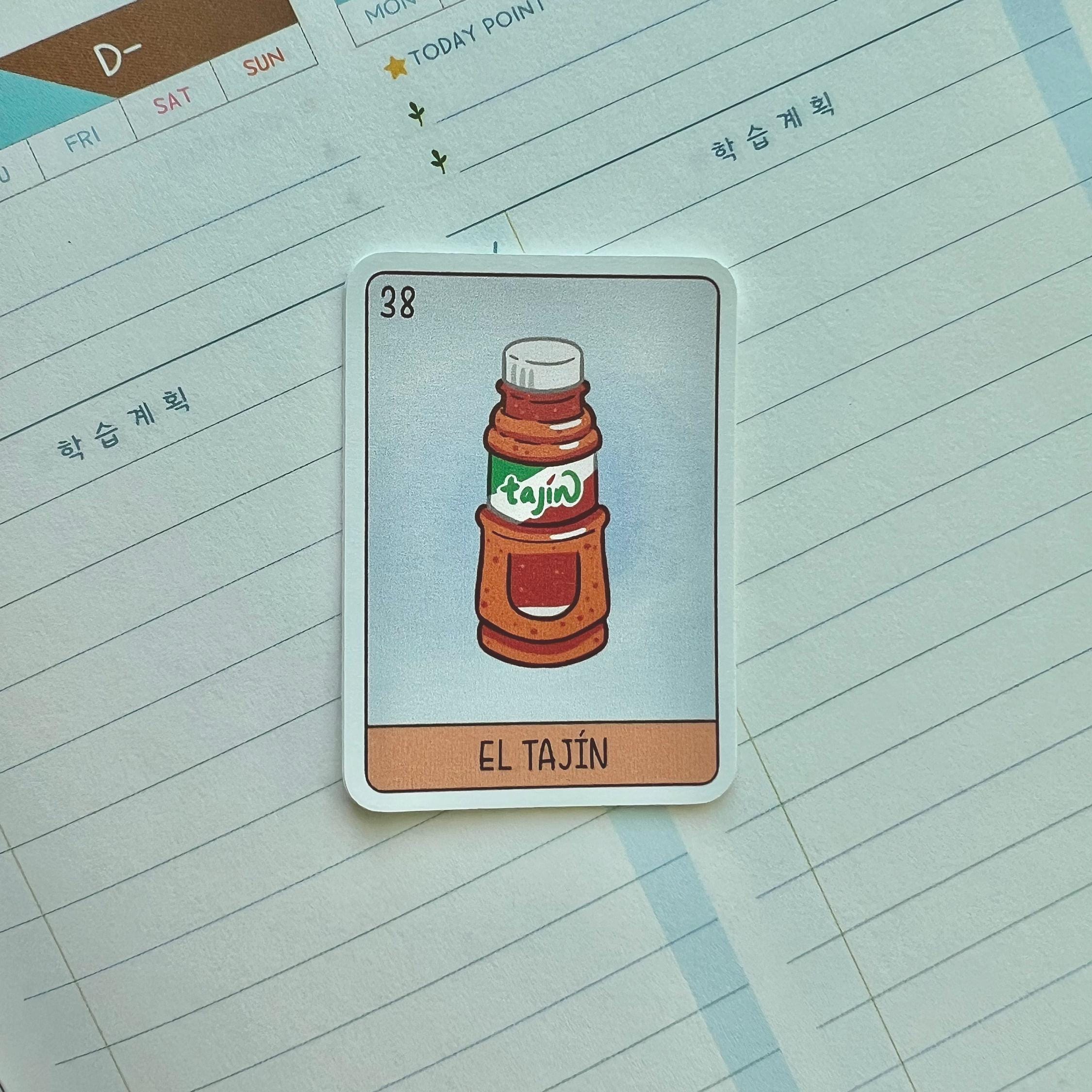 Tajin Loteria Sticker - Mexican Snack, Chile, Food, Water Bottle ...