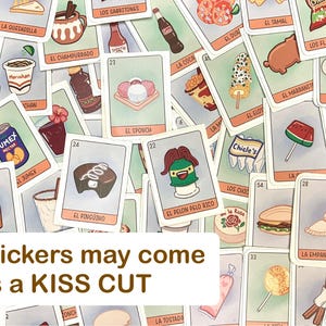 Concha Loteria Sticker - Mexican Snack, Sweet Bread, Pan Dulce, Water ...