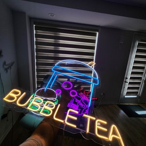 Bubble Tea Neon Sign | Cafe Neon Sign | Best for Your Business ...
