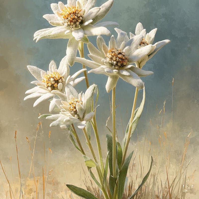 Edelweiss Wall Art - Etsy
