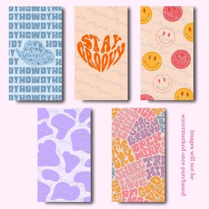 15 Fun Preppy Aesthetic Lock Screen Wallpapers I Ios Iphone - Etsy