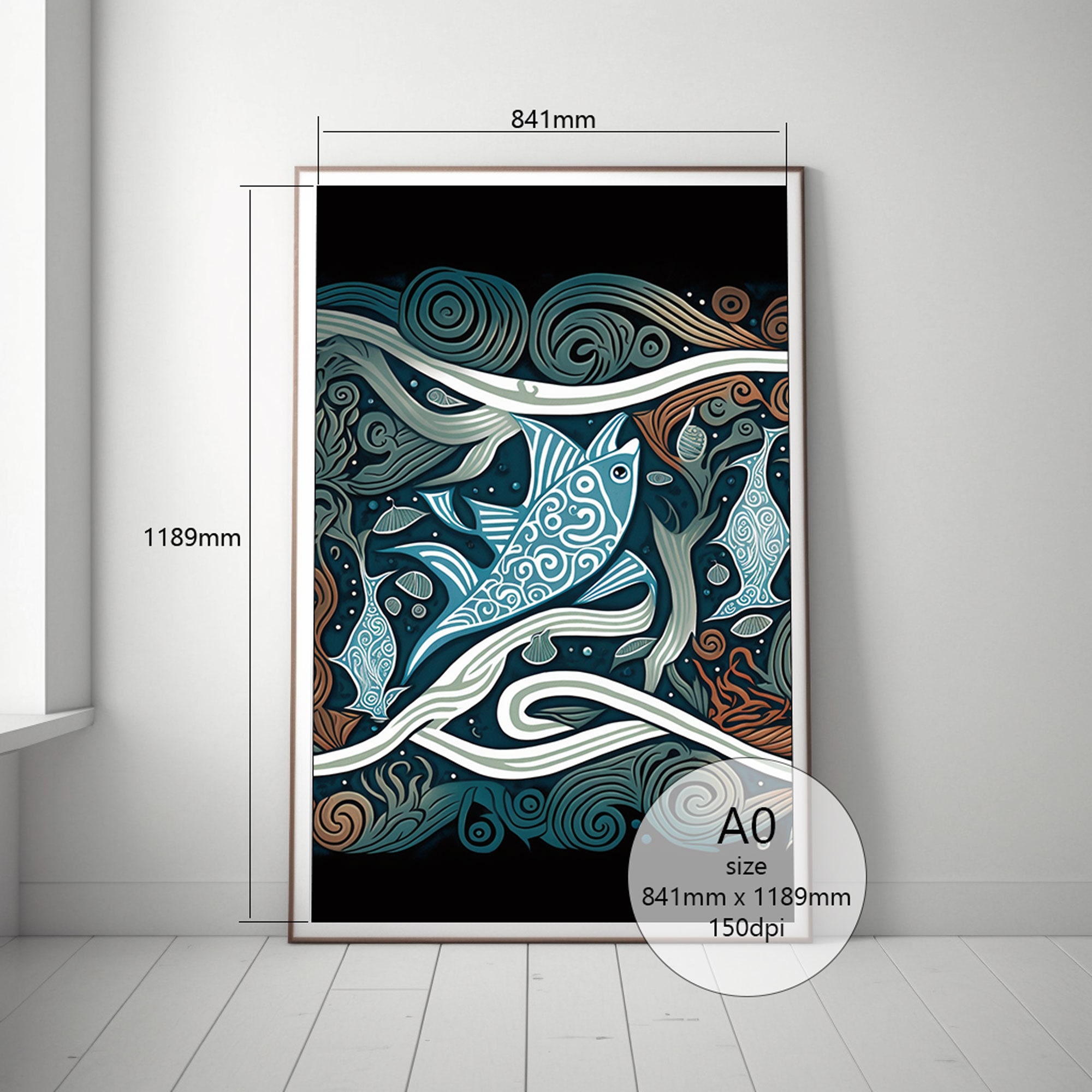 Maori Abstract Art Collection | Little Fish | Maori Design - Etsy Australia