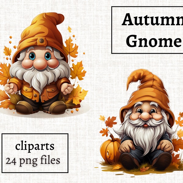Fall Gnome Png - Etsy