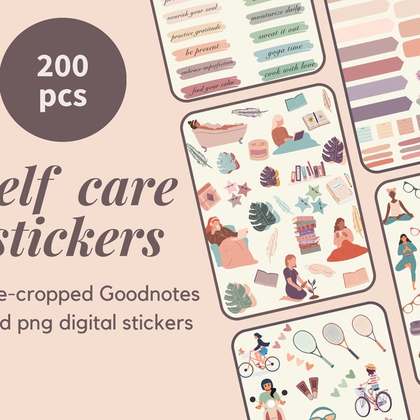 Goodnotes Mindfulness Stickers - Etsy