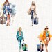 Lady Boss on Travel Clipart Watercolor Business Travel Boss - Etsy