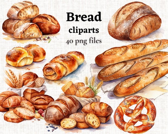 French Bread Basket Clip Art