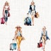 Lady Boss on Travel Clipart Watercolor Business Travel Boss - Etsy