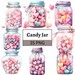 Love Jar Clipart Bundle Watercolor Valentine Clipart - Etsy