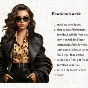 Leopard Print Boss Babe Clipart, Lady Boss Clipart Bundle, Animal Print ...