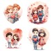 Valentine Kids Clipart Bundle Cute Children Love Graphics Be My ...