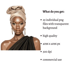 Slay Girl Clipart, 2020s Girl Illustration, Fashion Ladies PNG, African ...