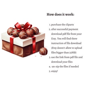 Valentine's Chocolates Clipart, Box of Chocolates for Valentine's Day ...