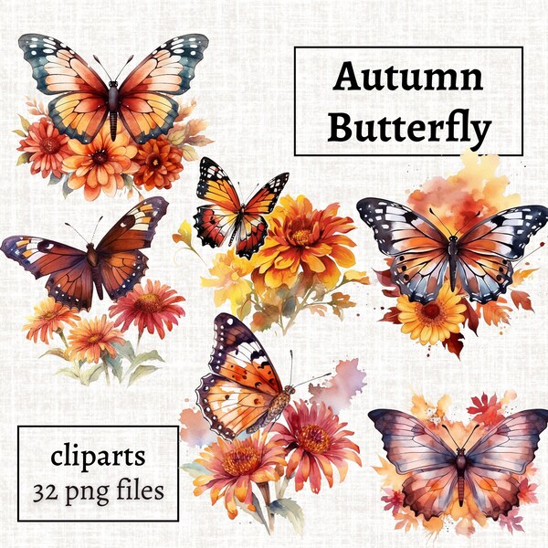 Autumn Butterfly - Etsy