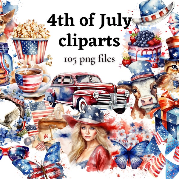 Patriotic Clipart - Etsy