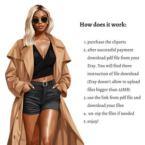 Slay Girl Clipart, 2020s Girl Illustration, Fashion Ladies PNG, African ...