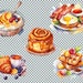 Watercolor Breakfast Clipart, Breakfast Food Clipart, Pancakes Clipart ...