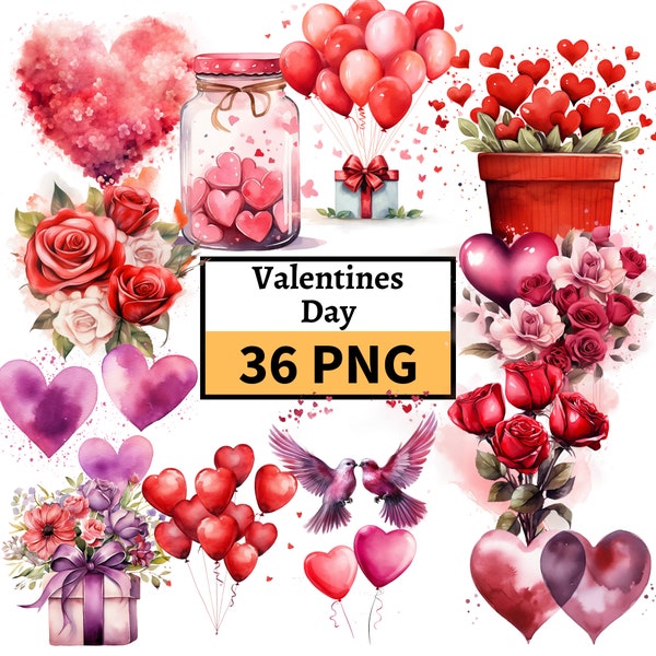 Valentine Clipart - Etsy