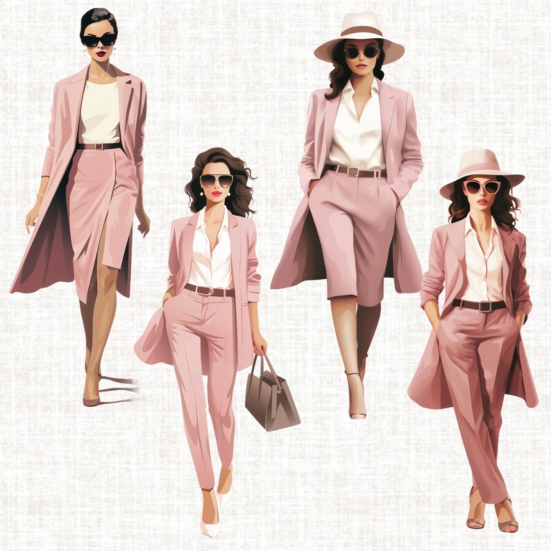 Pink Boss Babe Clipart Lady Boss Clipart Bundle Boss Lady - Etsy