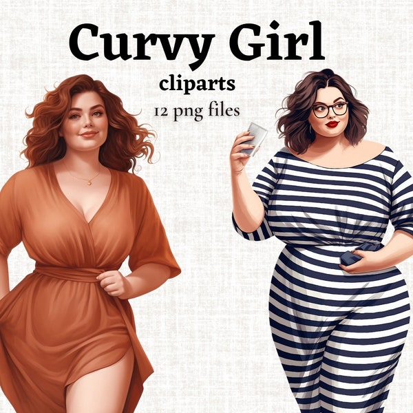 Plus Size Clipart - Etsy