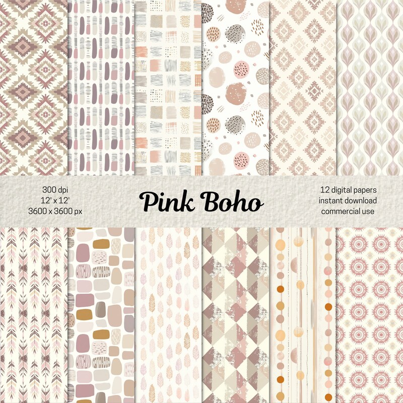 Boho Pattern - Etsy