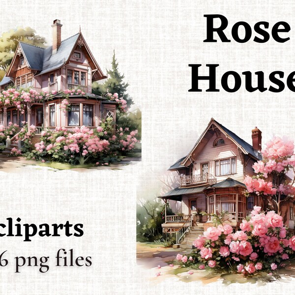 Rose Garden House - Etsy