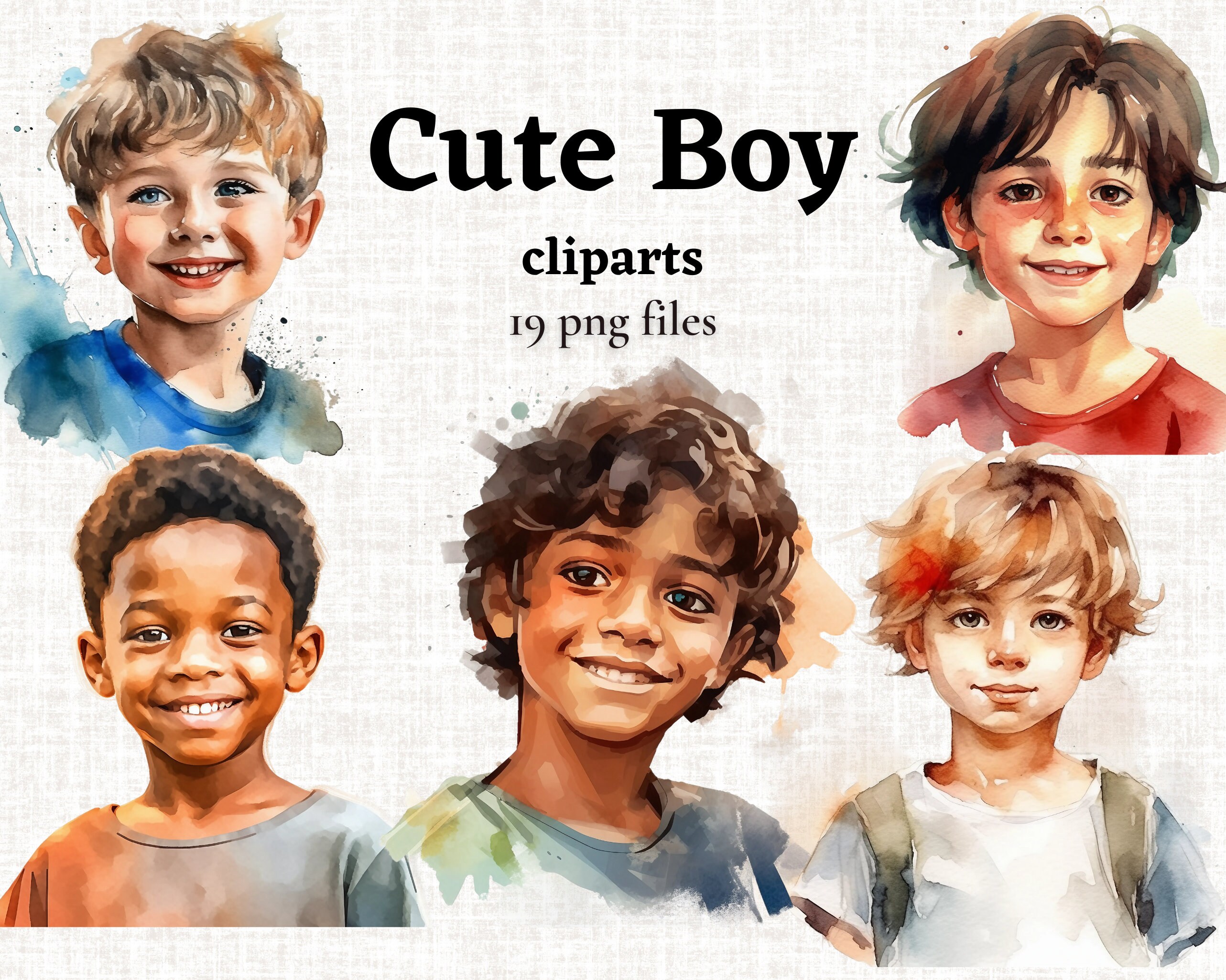 Diversity Children Clip Art