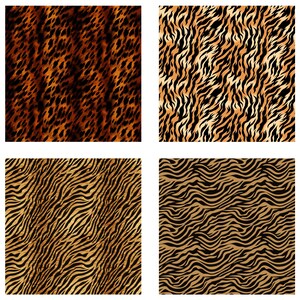 Animal Print Digital Paper Bundle, Animal Seamless Pattern, Animal ...