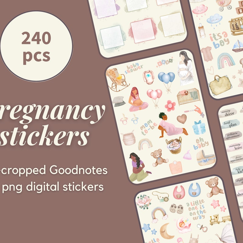 Pregnancy Stickers - Etsy