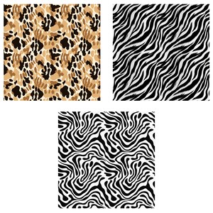 Animal Print Digital Paper Bundle, Animal Seamless Pattern, Animal ...