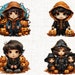 Trick or Treat Clipart Halloween Clipart Bundle Halloween - Etsy