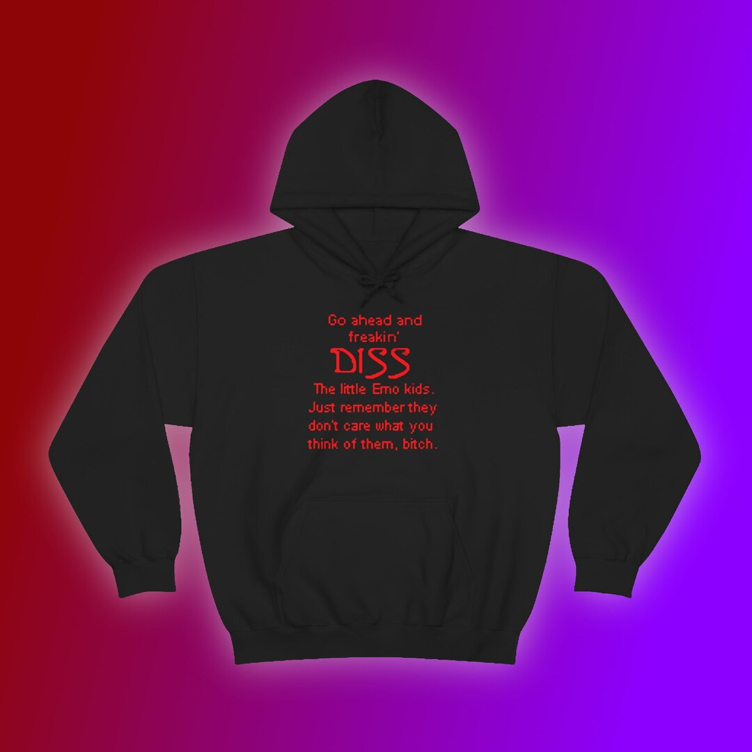 Emo Kid Y2k Myspace Hoodie - Etsy