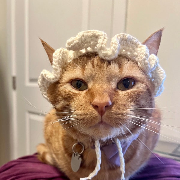 Ruffle Flower Hat - Etsy