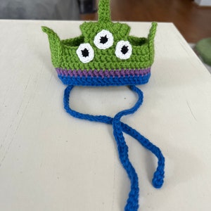CROCHET PATTERN - Alien Cat Costume Pattern, Toy Story Alien Cat Hat ...