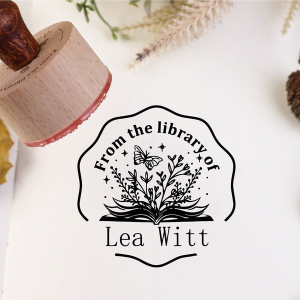 Shop Library Stamp - Etsy
