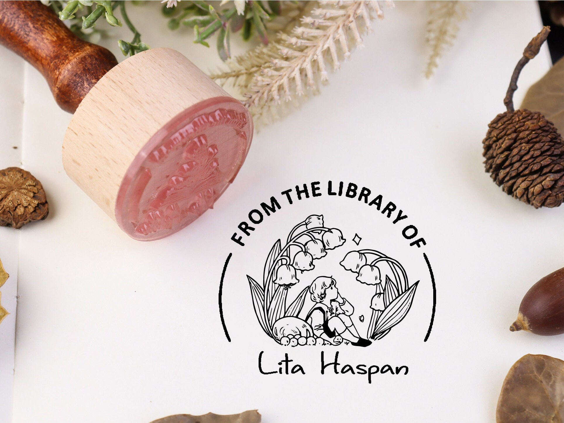 From the Library of Ex Libris Mountain Book Stamp This Book Belongs to ...