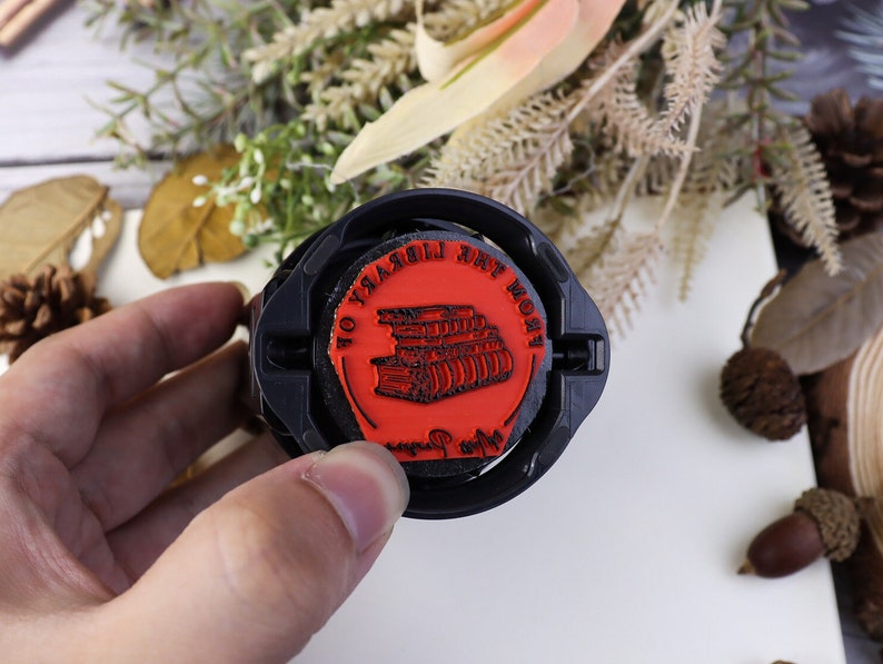 Personalized LIBRARY Stampcustom Library Stamp Best - Etsy