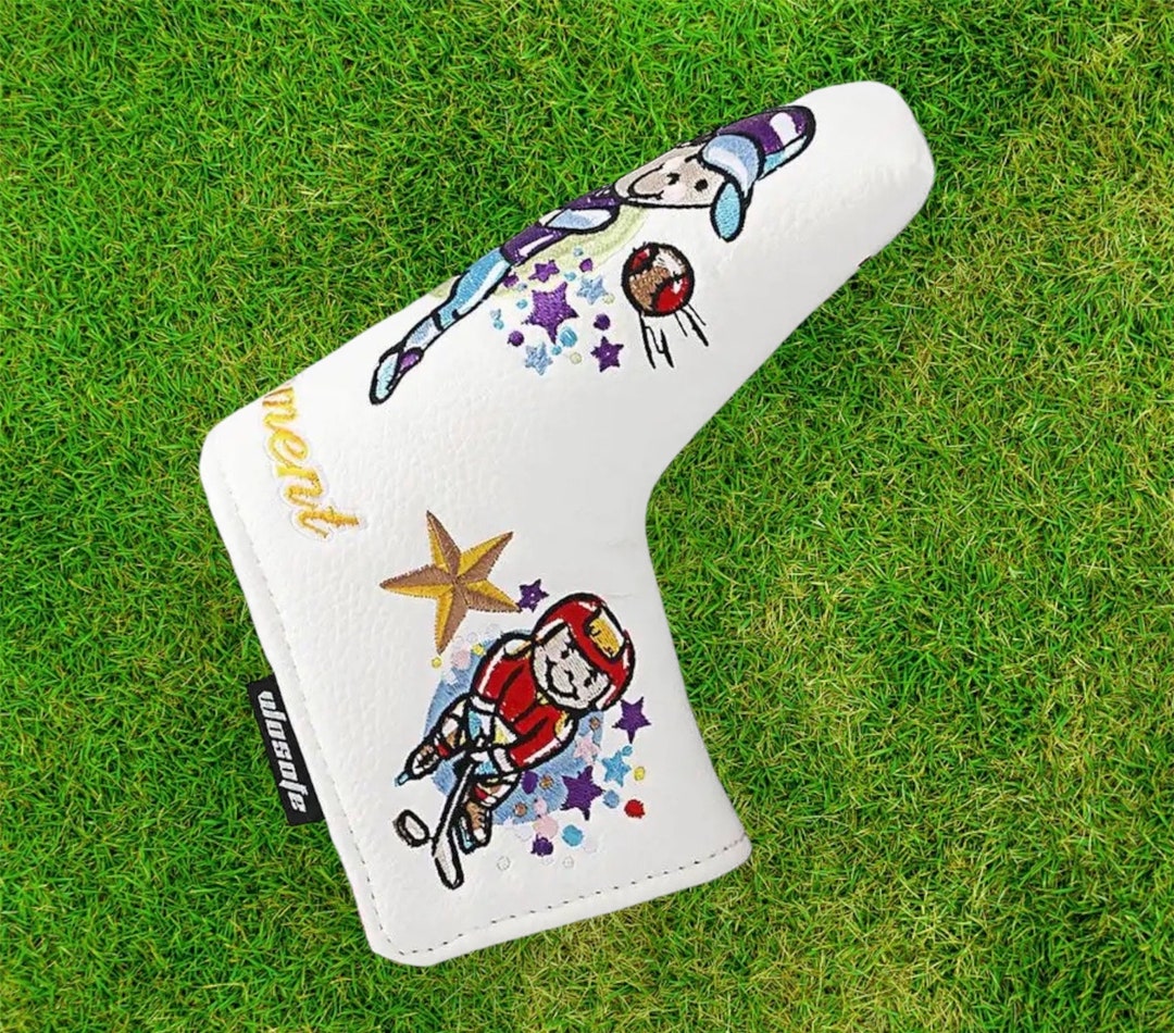 Custom Golf Putter Headcover - Leather Blade Cover - Baseball Golf ...