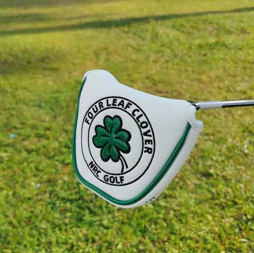 Custom Golf Putter Head Cover Four Leaf Clover Mallet Putter - Etsy