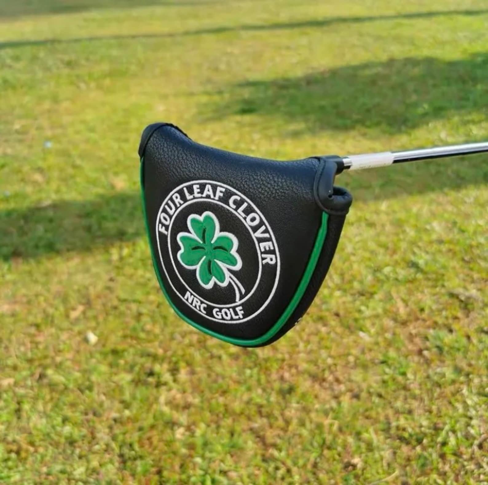 Custom Golf Putter Head Cover Four Leaf Clover Mallet Putter - Etsy