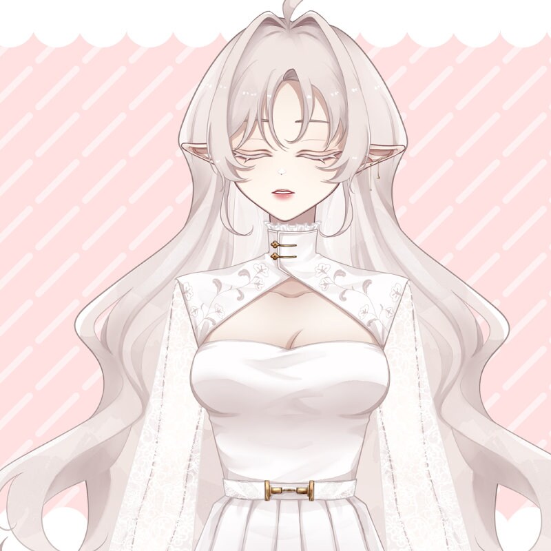 Female Vtuber Model | Live2d Rigged, Vtube Studio Ready, Color ...