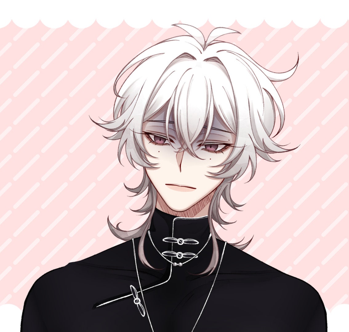 Male Vtuber Model Waist Up/live2d Rigged Vtube Studio - Etsy UK