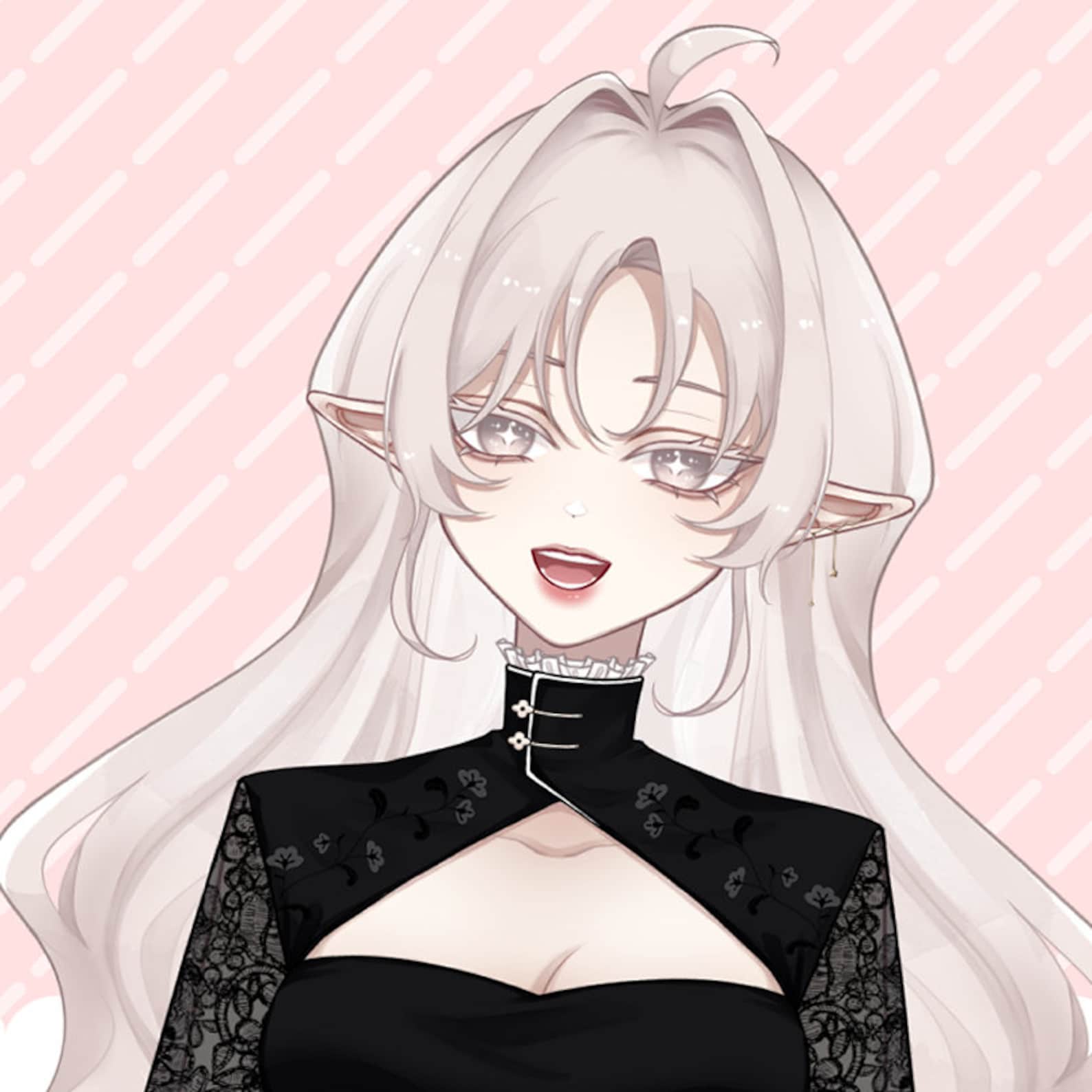 Female Vtuber Model | Live2d Rigged, Vtube Studio Ready, Color ...