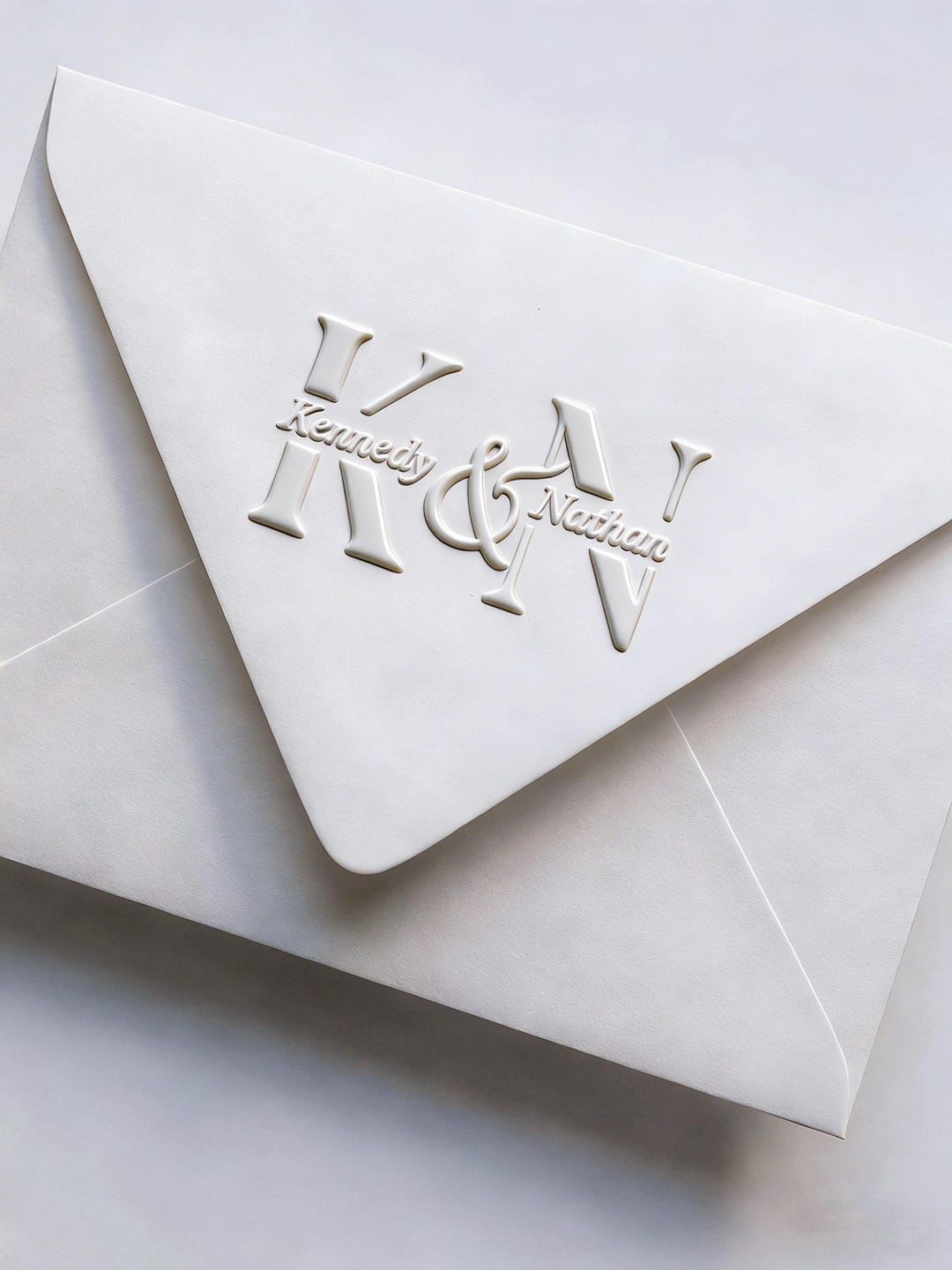 Custom Monogram Wedding Embosser -custom Wedding Embosser Stamp ...